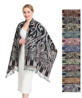 Wholesale scarves and wholesale pashmina scarf direct importers.